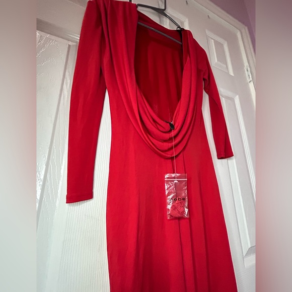 bebe | Dresses | Bebe Red Backless Dress | Poshmark
